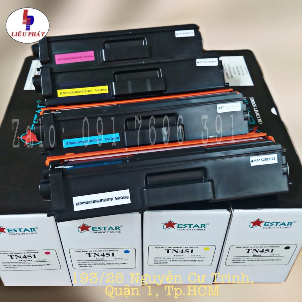 Mực in máy Brother HL-L8260CDN/ 8360CDW/ MFC-L8690CDW (TN 451BK/451C ...