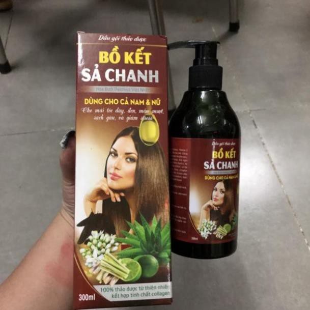 DẦU GỘI BỒ KẾT-SẢ CHANH-HOA BƯỞI 300ML DÙNG CHO CẢ NAM VÀ NỮ | Shopee Việt Nam