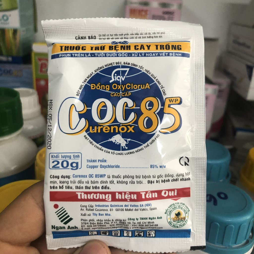 Thuốc Coc 85 gốc đồng trị nấm bệnh cao cấp phổ rộng: đốm vàng lá, thán ...