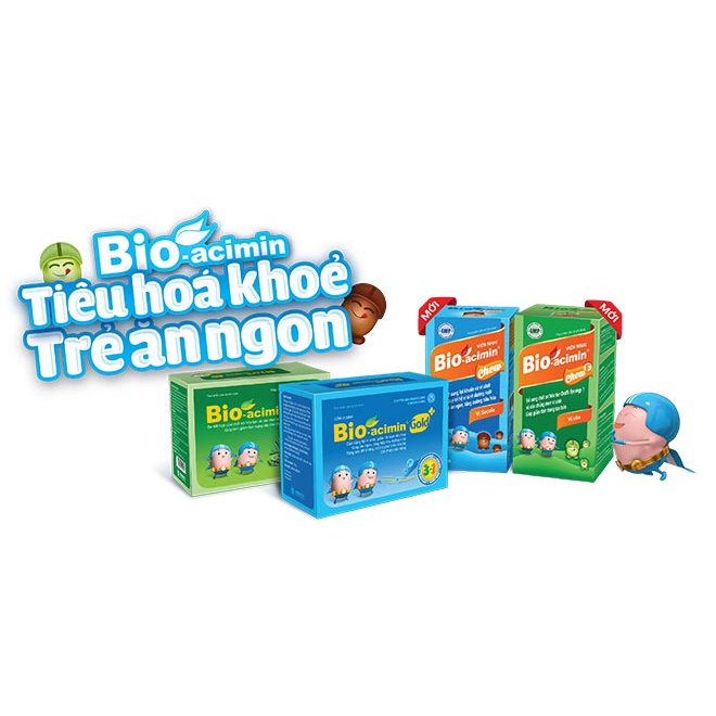 BIO-ACIMIN GIÚP CÂN BẰNG HỆ VI SINH, GIẢM RỐI LOẠN TIÊU HÓA, TÁO BÓN ...