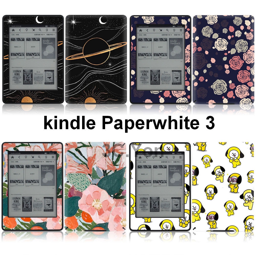 Miếng Dán Bảo Vệ Màn Hình Chống Trầy Xước Họa Tiết Hoạt Hình Dễ Thương Cho Kindle Paperwhite 3 E ...