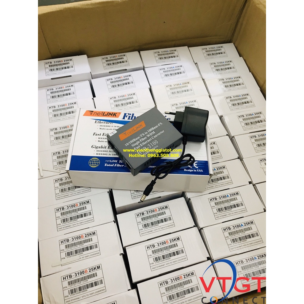 Bộ chuyển đổi converter quang Netlink 2 sợi HTB-GS-03 1G | Shopee Việt Nam