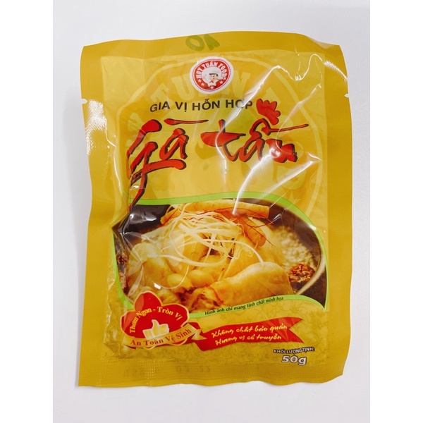 GIA VỊ HỖN HỢP GÀ TẦN HUY TUẤN FOOD 50G/ GIA VỊ GÀ TẦN THUỐC BẮC ...