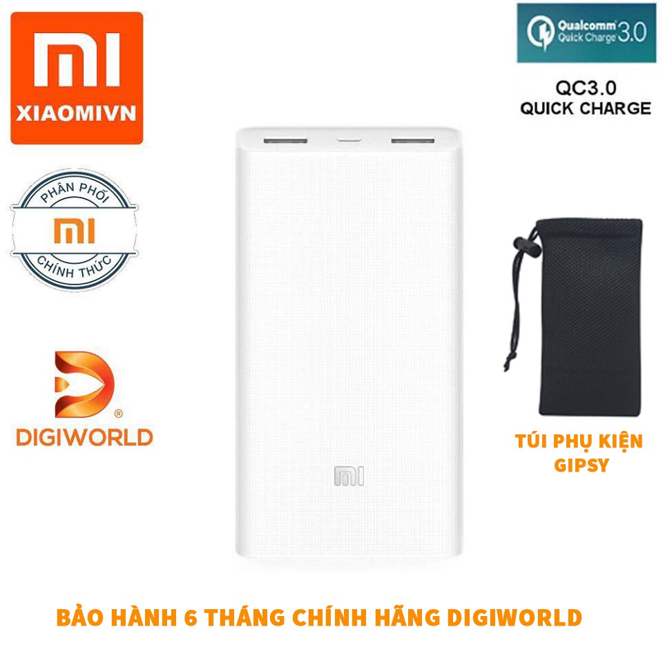 Pin Sạc Dự Phòng Xiaomi 2C (20.000 mAh) - Chính hãng Digiworld | Shopee ...