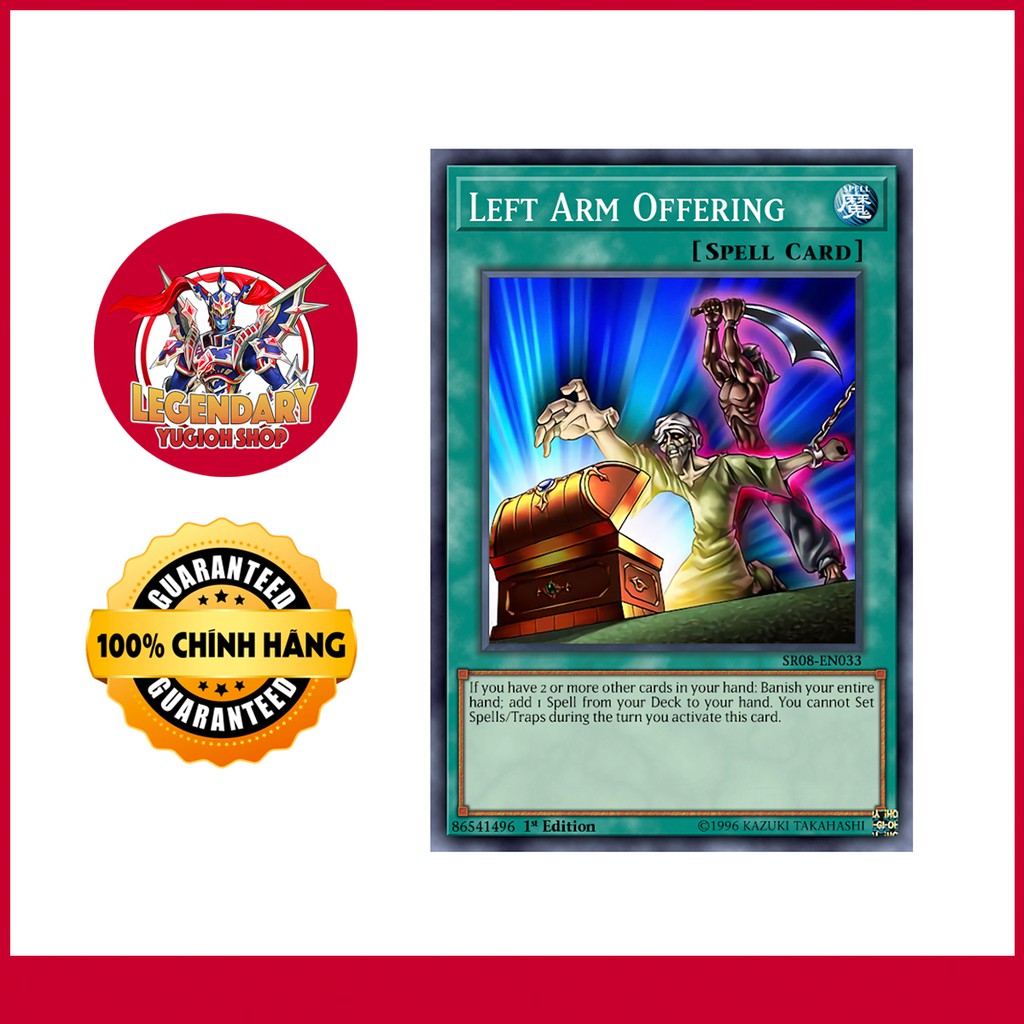 [Thẻ Bài Yugioh Chính Hãng] Left Arm Offering | Shopee Việt Nam