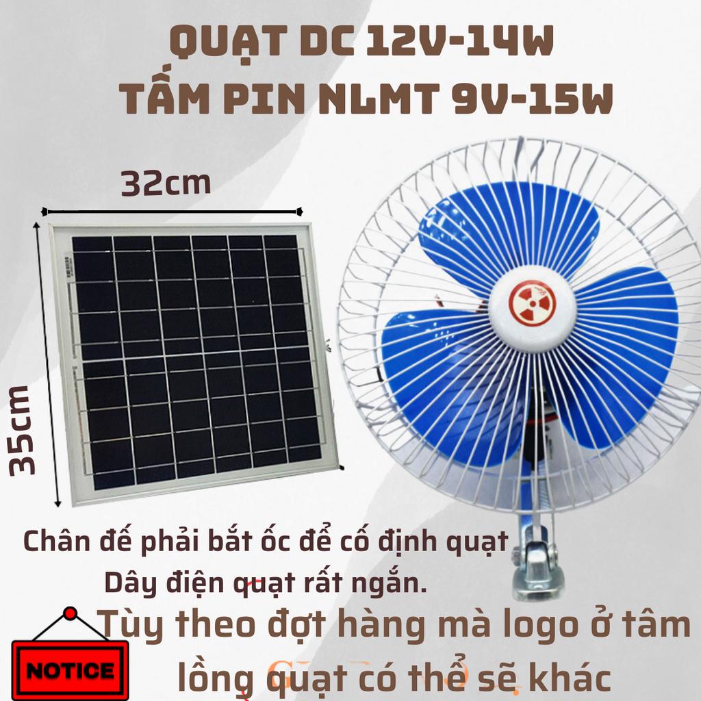 Quạt Năng Lượng Mặt Trời Solar Fan 5V- 2.5W Đường Kính 20cm (Đã Bao Gồm ...