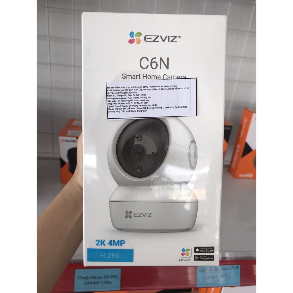 Camera Ezviz CS-C6N 4M quay 360 độ | Shopee Việt Nam