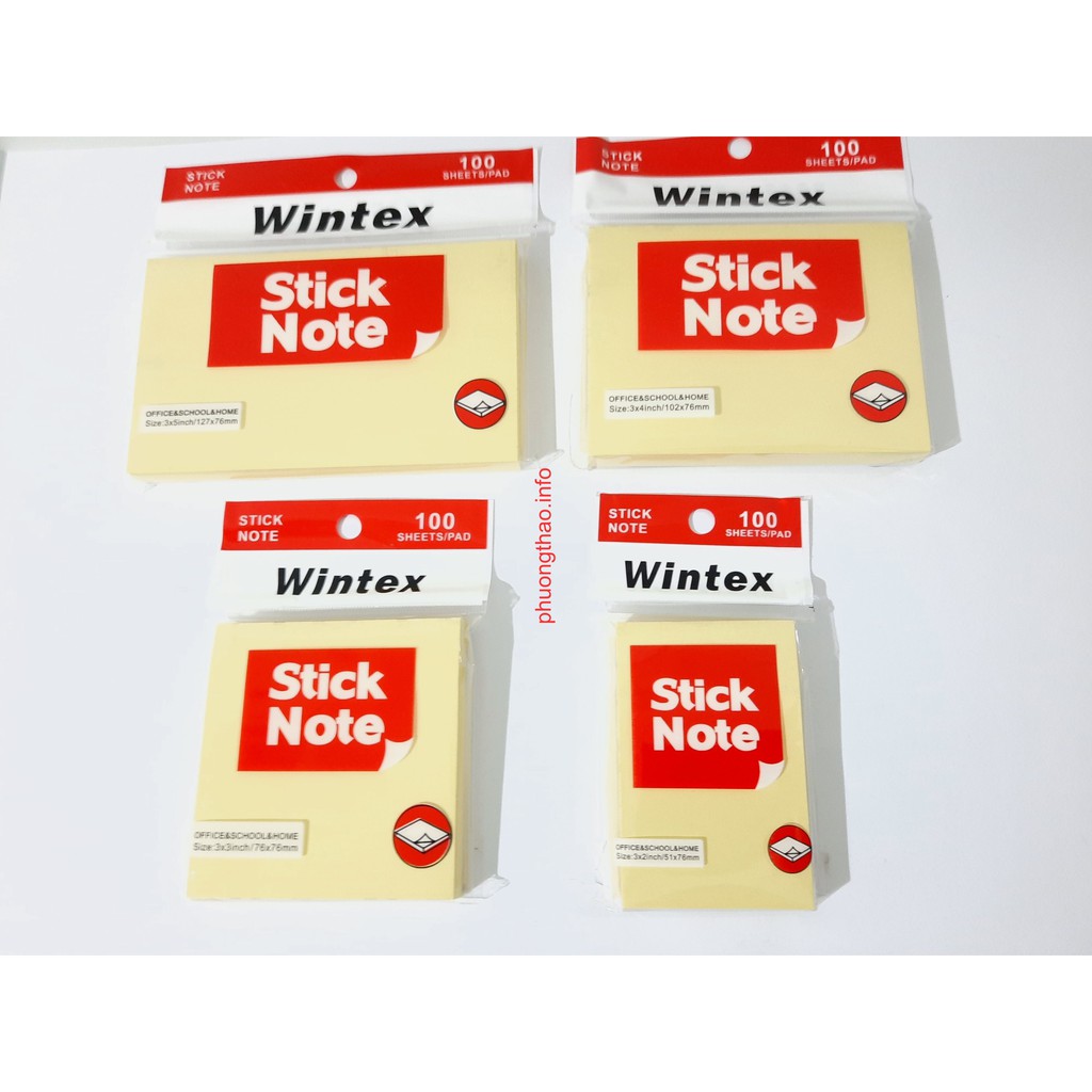 Giấy nhớ, giấy ghi chú, giấy Note vàng 3x2,3x3,3x4,3x5. | Shopee Việt Nam