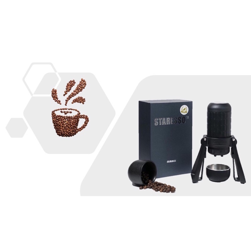 Máy pha cà phê cầm tay Staresso Mirage pro siêu hot bản 2021 | Shopee ...