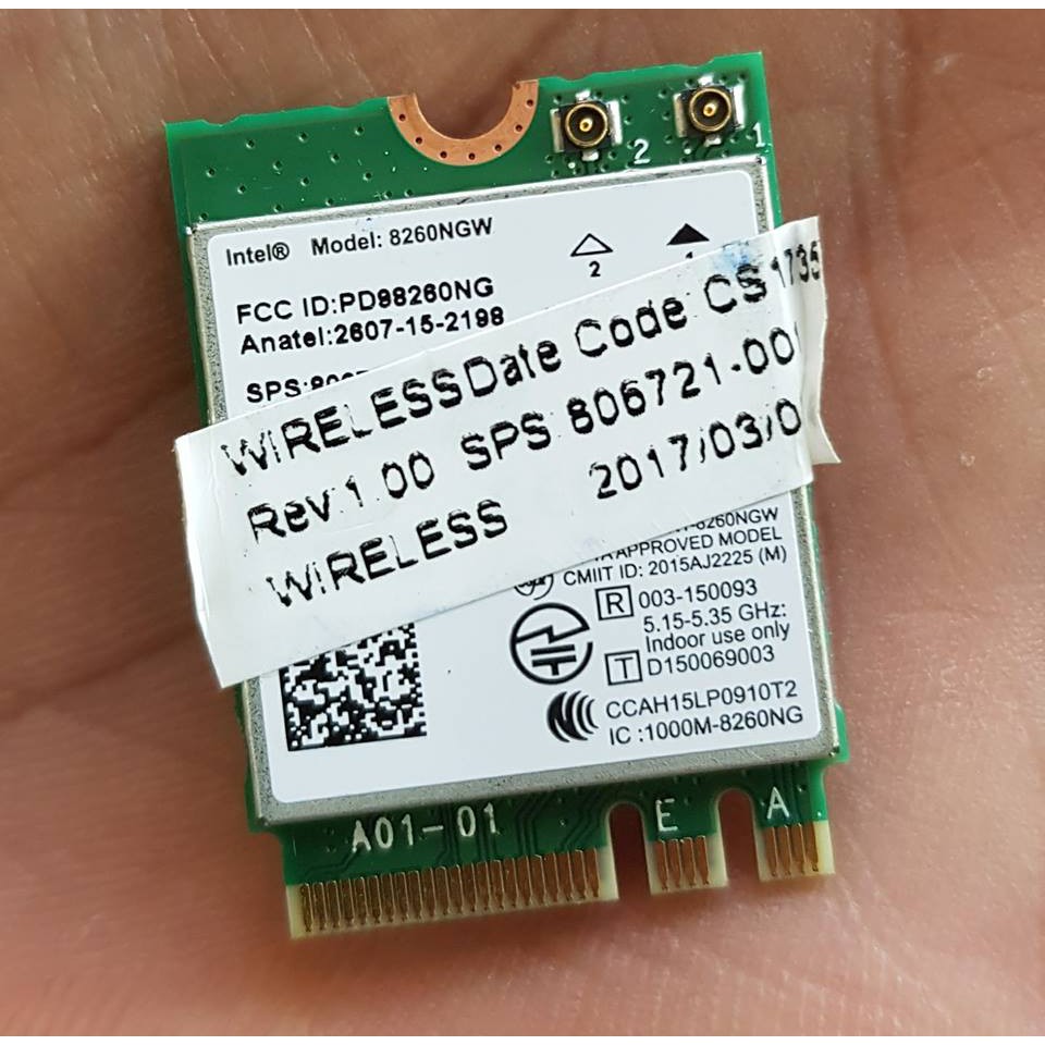 Cạc wifi + Bluetooth Intel Dual-band AC-8260 | Shopee Việt Nam