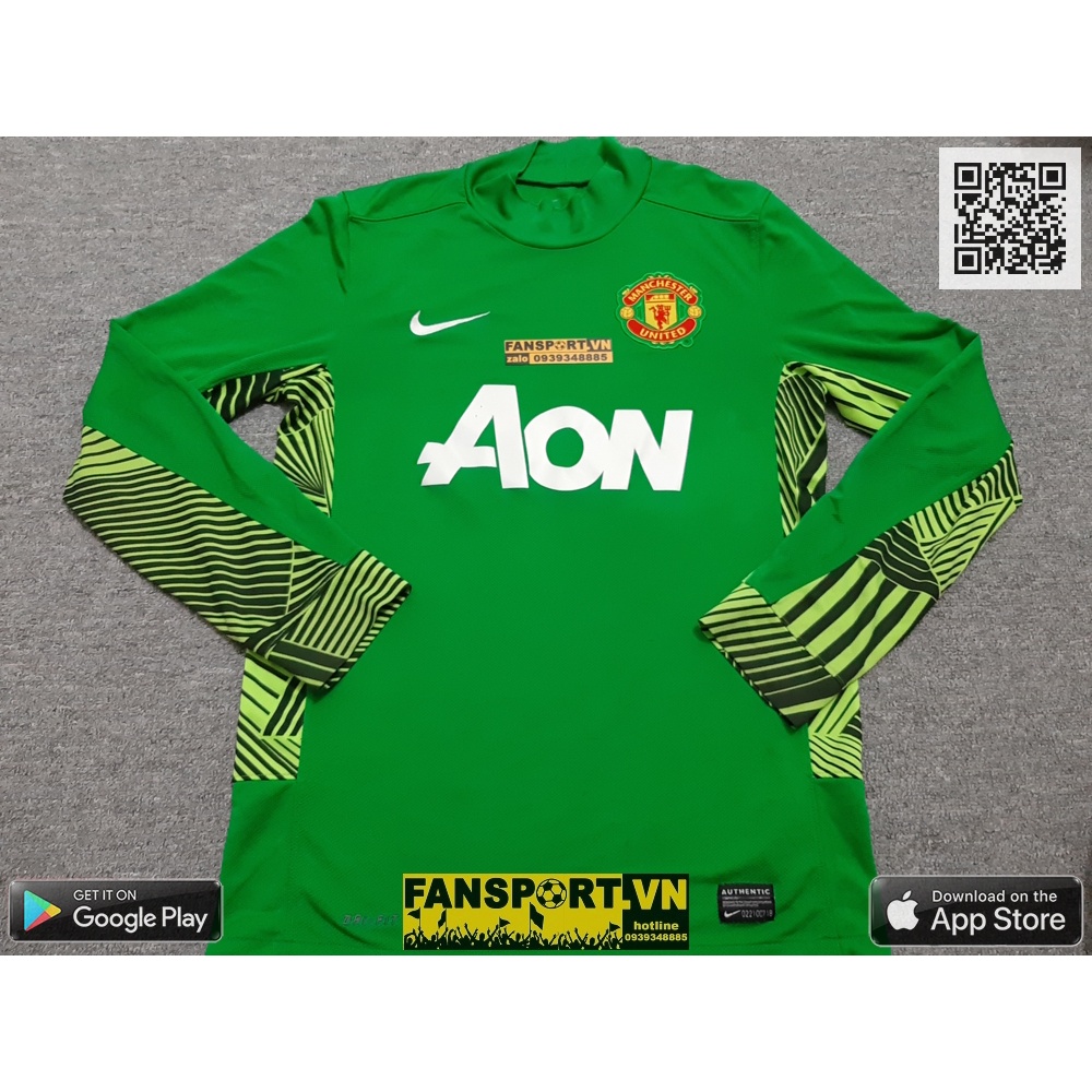 Áo thủ môn Manchester United 2011-2012 home goalkeeper green 423938 ...