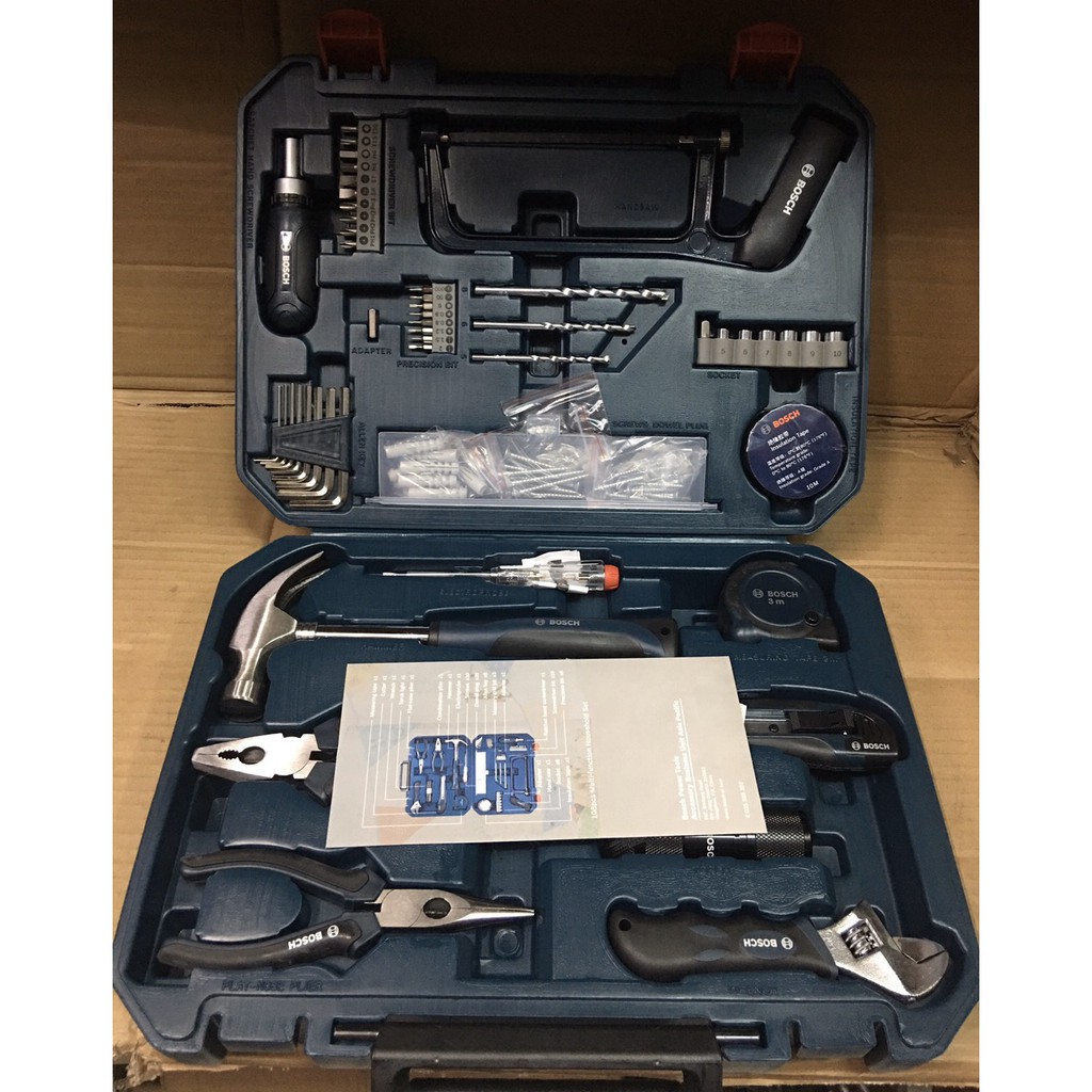 [CHÍNH HÃNG] Bộ dụng cụ đa năng 108 món của Bosch 2607002788 | Shopee ...