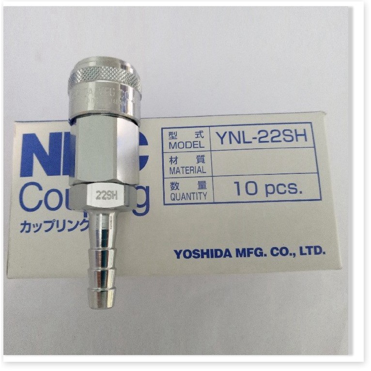 ĐẦU NỐI NHANH TỰ ĐỘNG 1/4INCH-ĐUÔI CHUỘT YOSHIDA-NKC YNL-22SH MADE IN ...