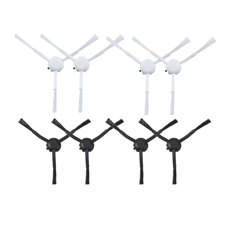 Bàn chải bên đen trắng 3 cánh tay Tương thích với Xiaomi Mijia 1C 2C 1T ...