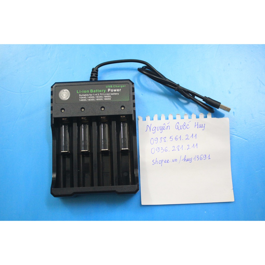 Sạc 4 pin 18650 đa năng | Shopee Việt Nam