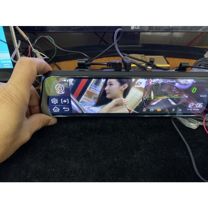 camera hành trình trước sau Android 10” sim 4g 12 - 24v | Shopee Việt Nam