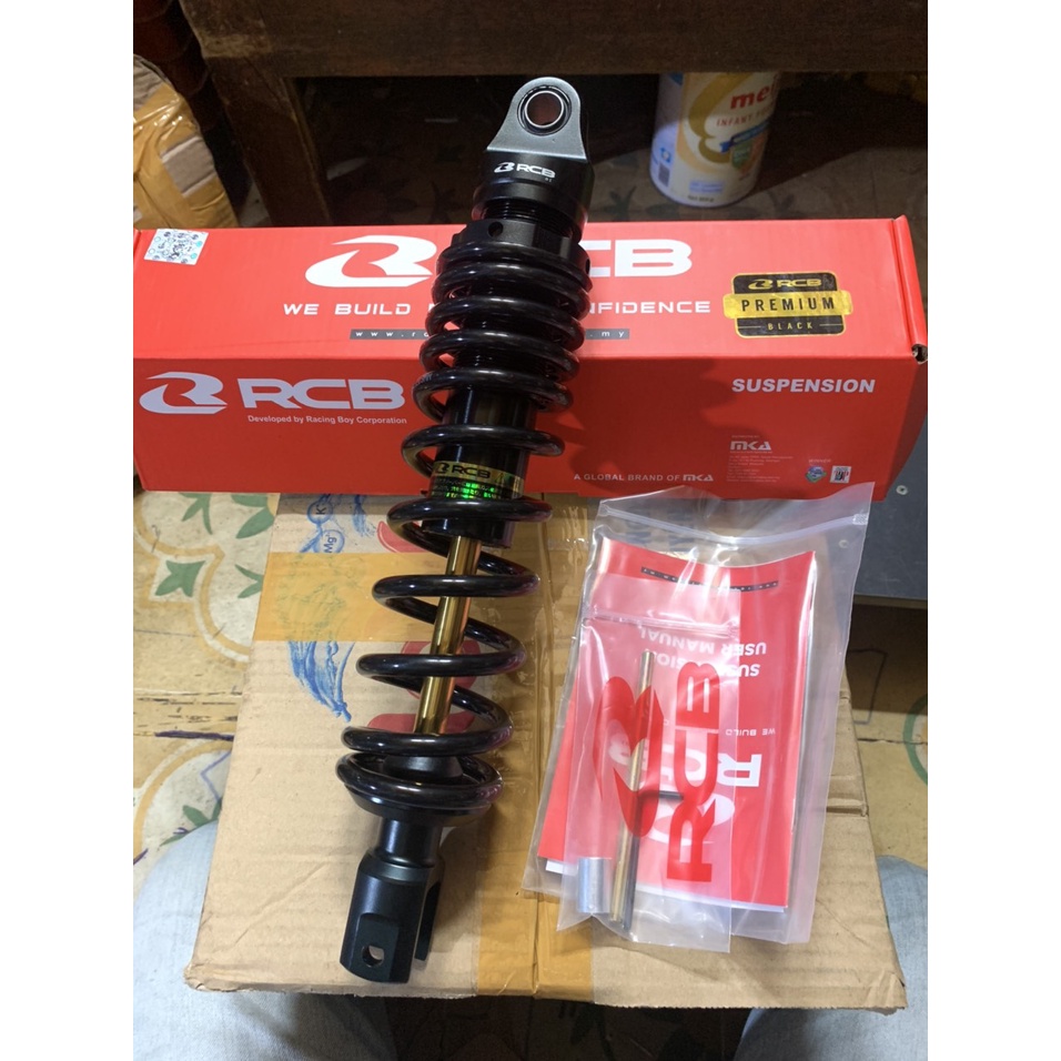 [Hình thật, video thật] Phuộc RCB chính hãng lò xo đen Ti vàng giảm sốc ...