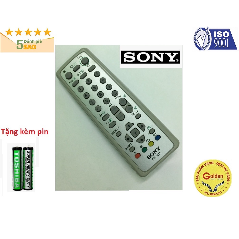 Điều Khiển TiVi HUAYU Sony CRT dầy cổ - tặng kèm pin - Remote Điều ...