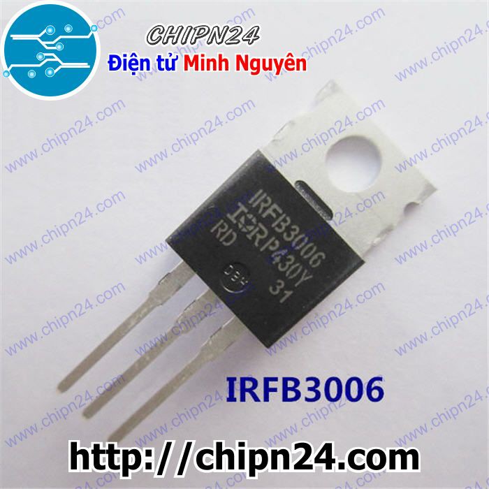 [1 CON] (KT1) Mosfet IRFB3006 TO-220 60V 195A Kênh N (IRFB3006PBF ...