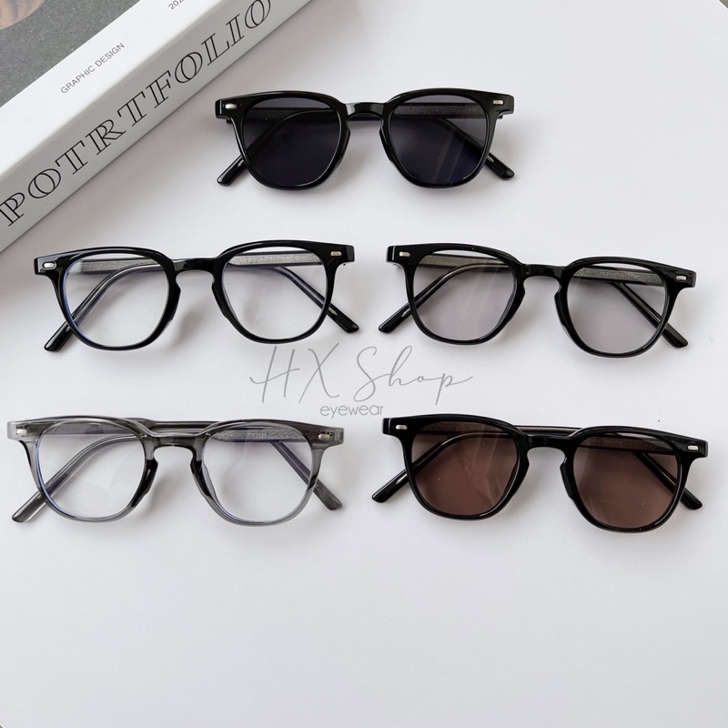 Gọng kính vuông basic nhựa dẽo dầy, chắc chắn TR3105 | Shopee Việt Nam