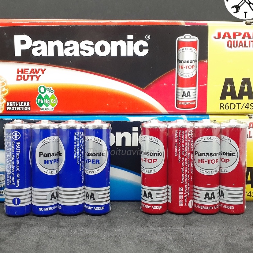 Pin tiểu AA Panasonic HYPER/Hi-Top 1.5V chính hãng | Shopee Việt Nam