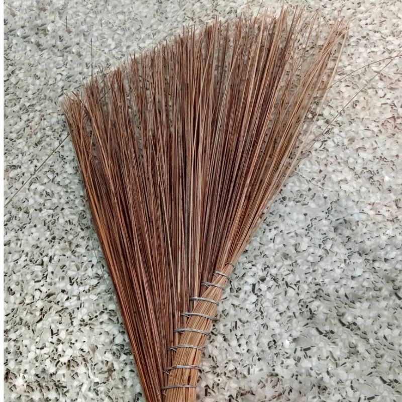 Combo 2 Chổi dừa quét sân, chổi lá, chổi xương, chổi rễ chất liệu cộng ...