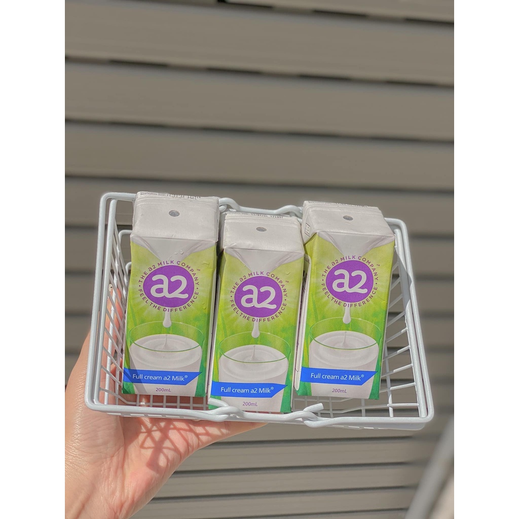 Sữa A2 nguyên kem dạng nước 24 hộp 200ml - Hàng Úc | Shopee Việt Nam