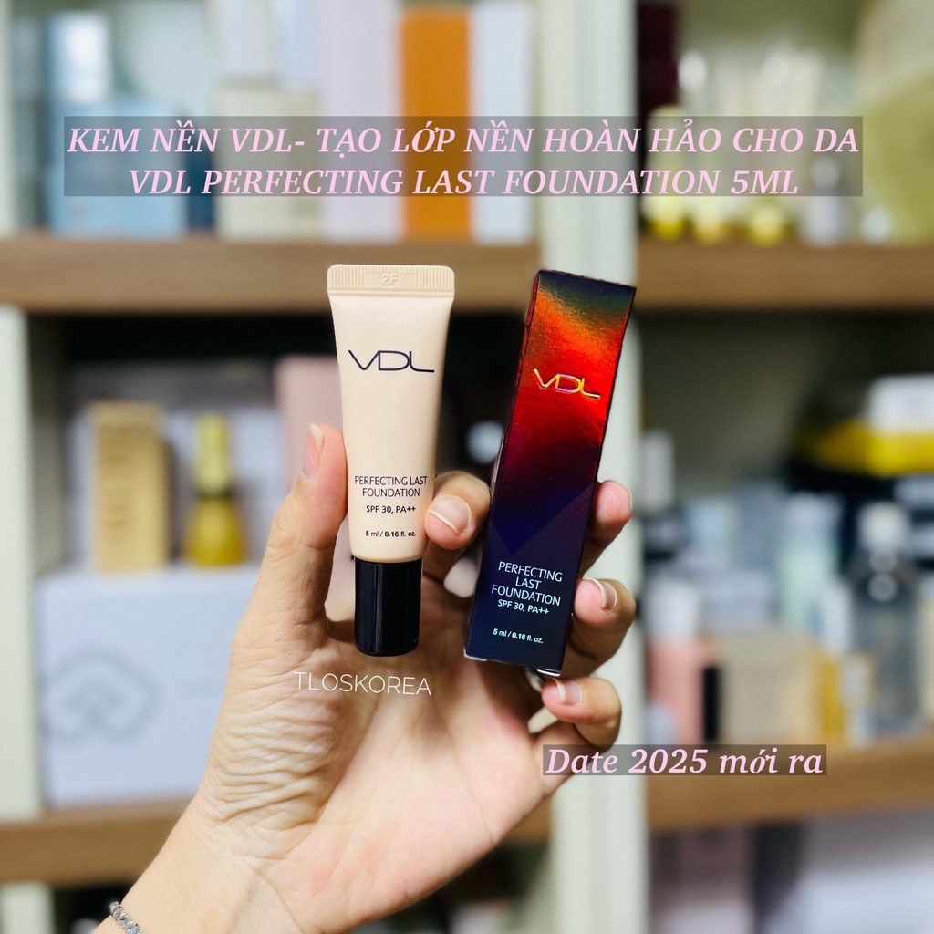Kem Nền Vdl Perfecting Last Foundation Spf 30/Pa+++ 5Ml Màu V02 | Shopee Việt Nam