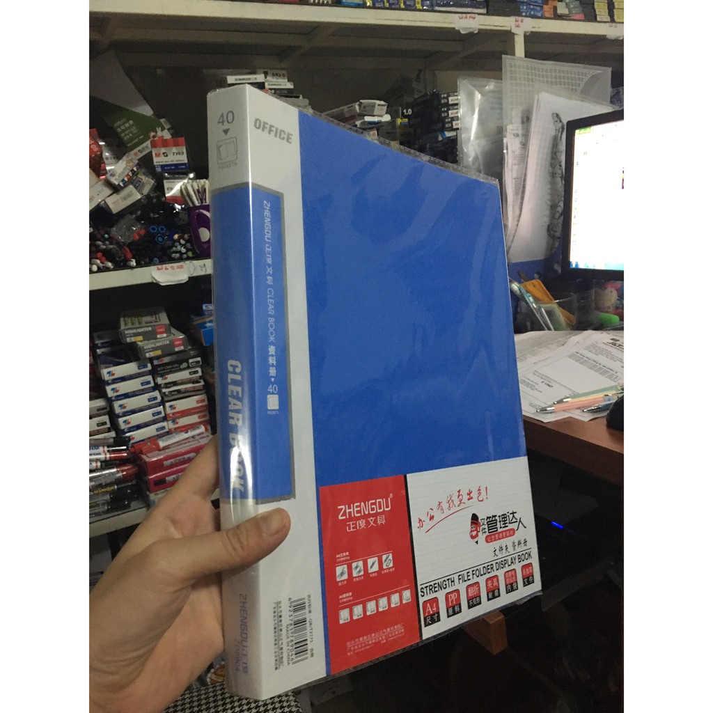 Cặp File tài liệu 40 lá(Display Book 40 sheets) | Shopee Việt Nam