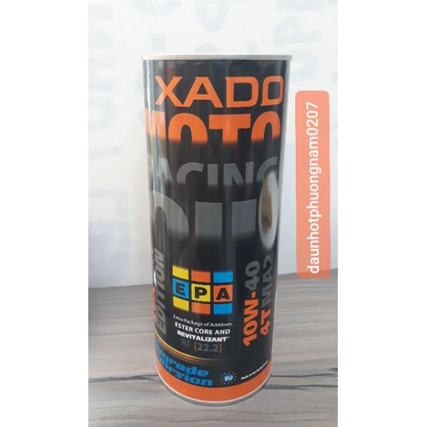 Xado Racing 10W40 API SN Nhớt Tổng Hợp Cao Cấp 100% Hàng Nhập Khẩu ...