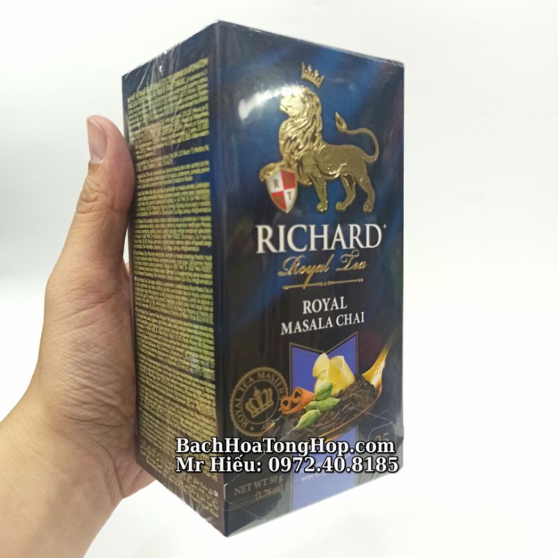 [T3.2024] Trà Richard Masala Chai hộp giấy 25 gói | Shopee Việt Nam