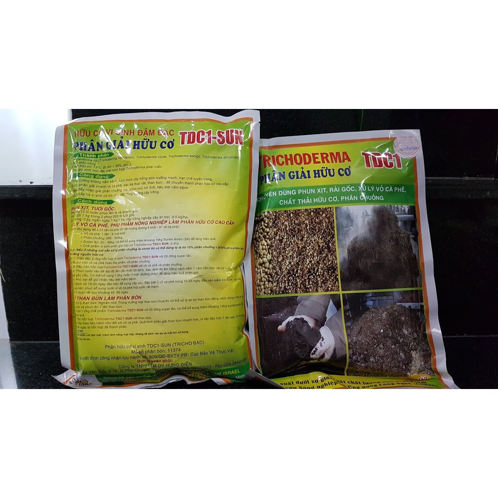 Trichoderma TDC1 phân giả hữu cơ gói 1 kg | Shopee Việt Nam