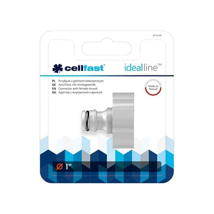 Cút nối nhanh nguồn nước ren trong Cellfast Ideal Line 1″ (34mm)- 50 ...
