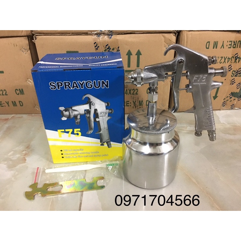 Bộ phun sơn F75S-WUFA bình dưới 750ml | Shopee Việt Nam