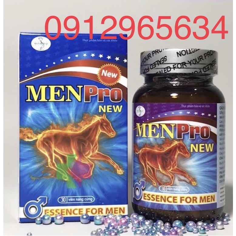 Viên uống Menpro New hỗ trợ tăng cường sức khoẻ cho phái mạnh 30 viên ...