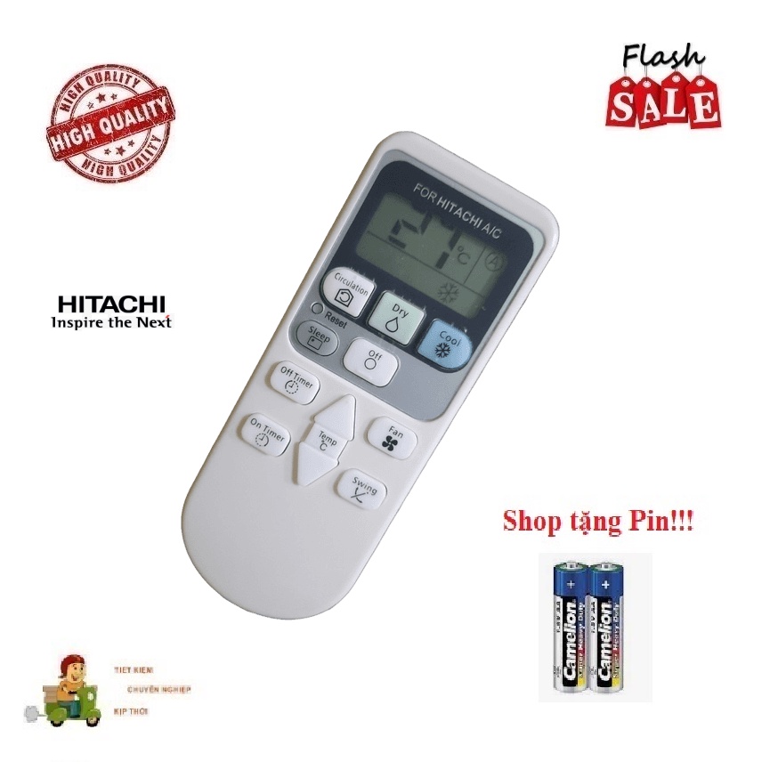 Remote Điều khiển điều hòa Hitachi- 4 các dòng RAS-X RAS- RAS-EJ 1HP 1 ...