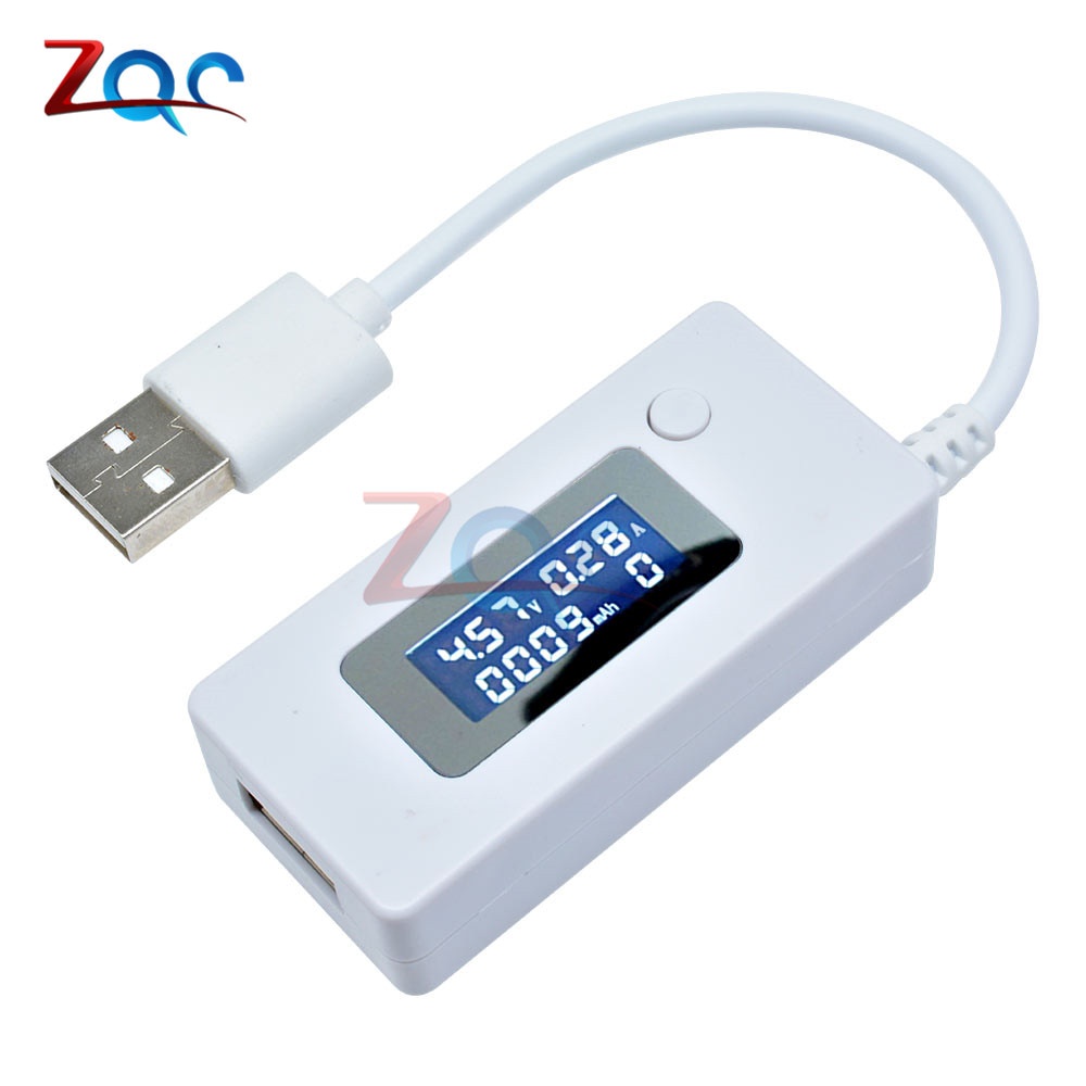 Lcd usb tester vôn kế ampe kế điện thoại di động ngân hàng điện bộ sạc ...