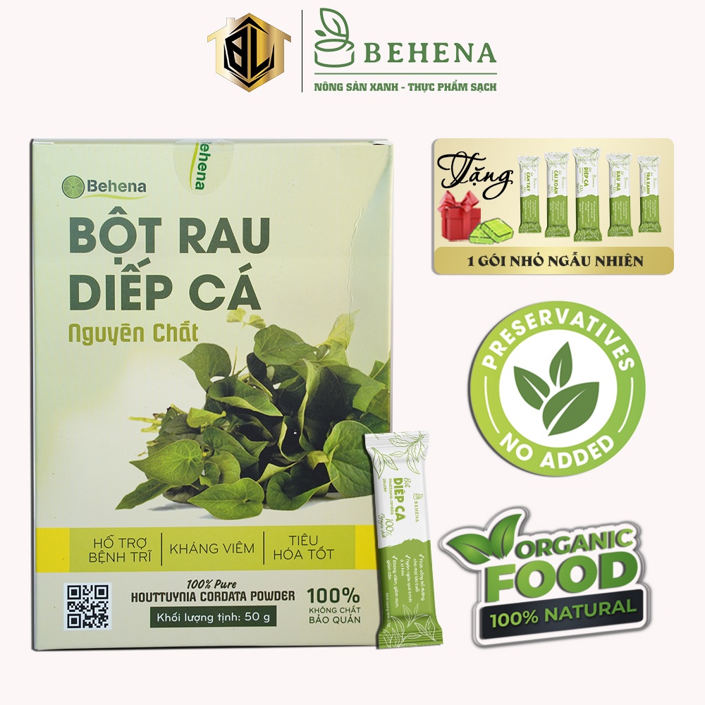Bột diếp cá Behena nguyên chất hộp 50gr | Shopee Việt Nam