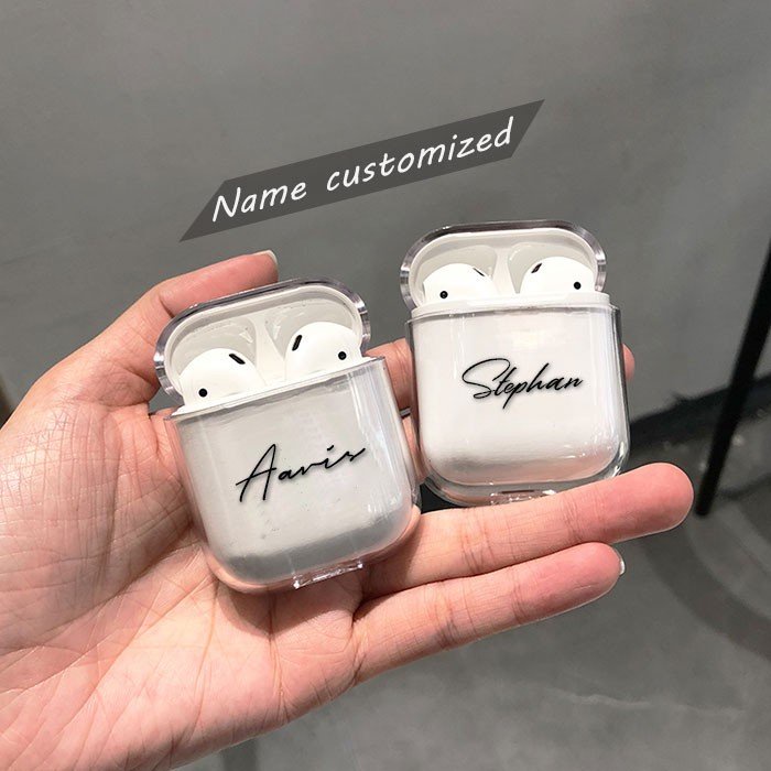 Ốp Airpod 1/2, Pro, 3 In Chữ Ký Theo Yêu Cầu Có móc khóa | Shopee Việt Nam
