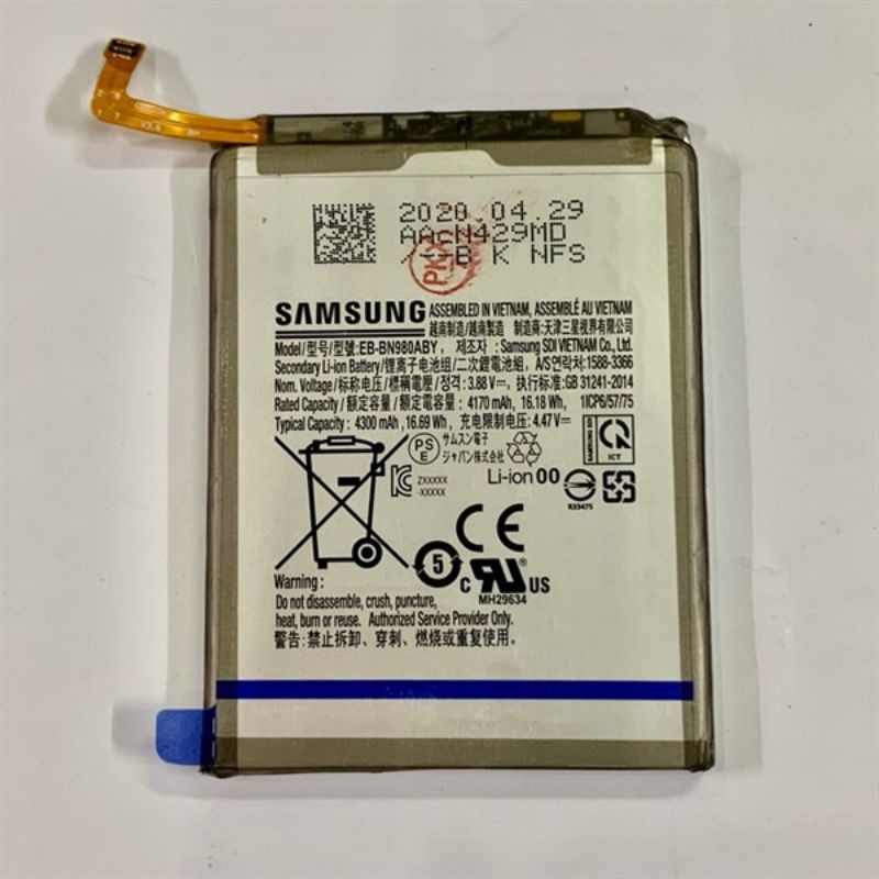Pin Samsung Note 20, EB-BN980, Zin, Bảo hành 6 tháng | Shopee Việt Nam