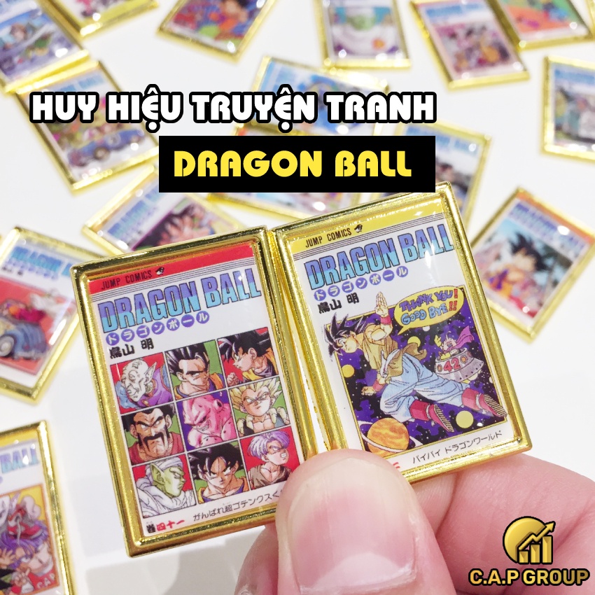 Huy hiệu hình truyện tranh Dragon Ball Songoku 7 Viên ngọc rồng bằng ...