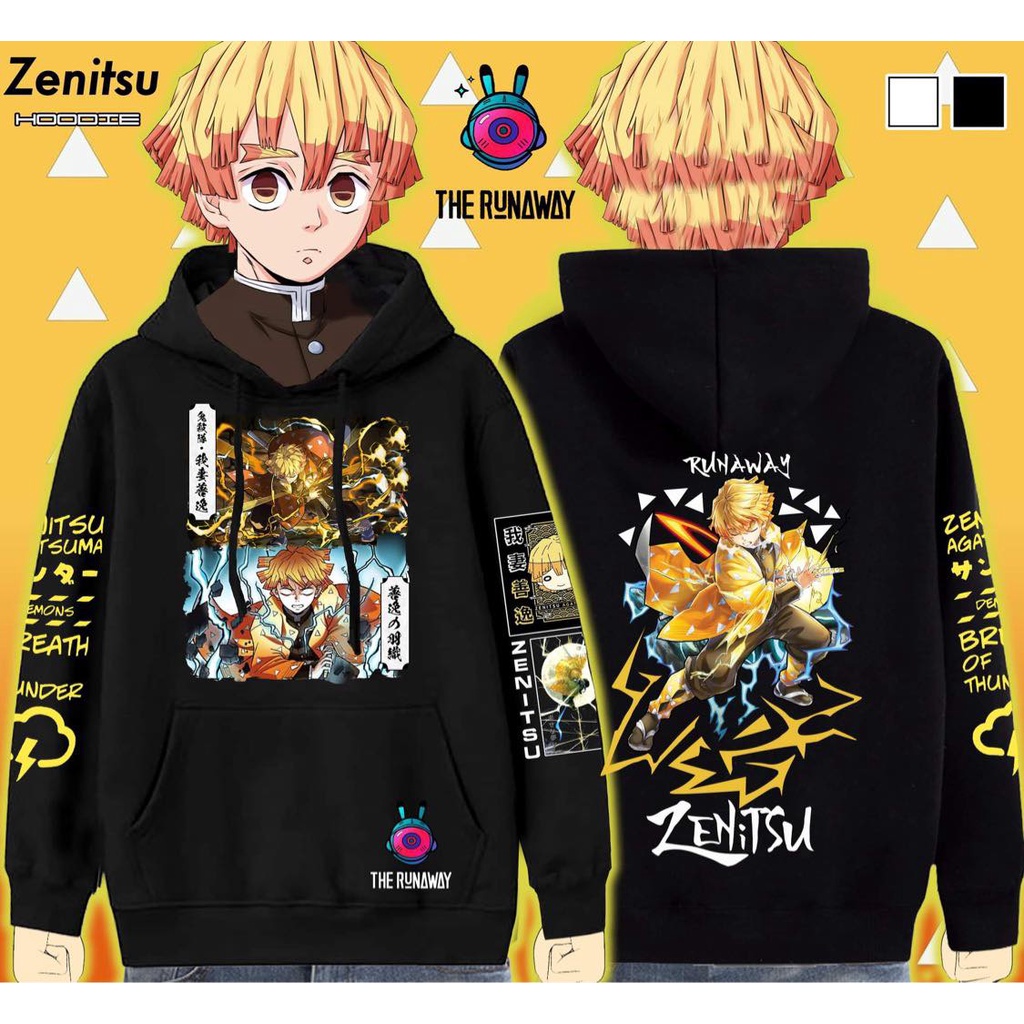 Áo Hoodie Kimetsu No Yaiba : Agatsuma Zenitsu Gigantic Nỉ bông cho Nam ...