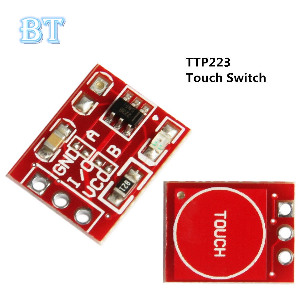 Set 10 Mô Đun Công Tắc Cảm Ứng Arduino TTP223 TTP223B Mini 1 Công Tắc ...