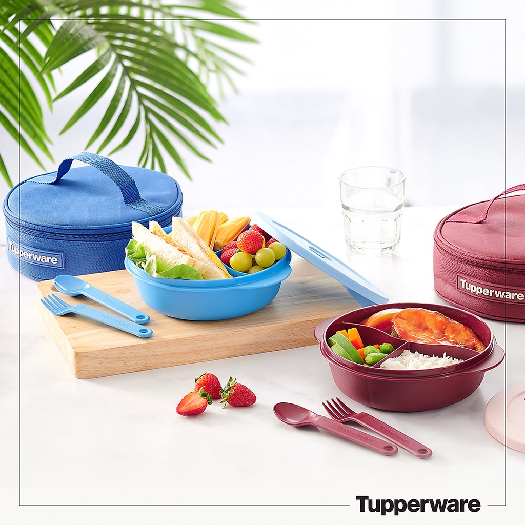 Bộ Hộp Cơm Chia Ngăn Crystalwave Lunch Set TUP CHÍNH HÃNG | Shopee Việt Nam