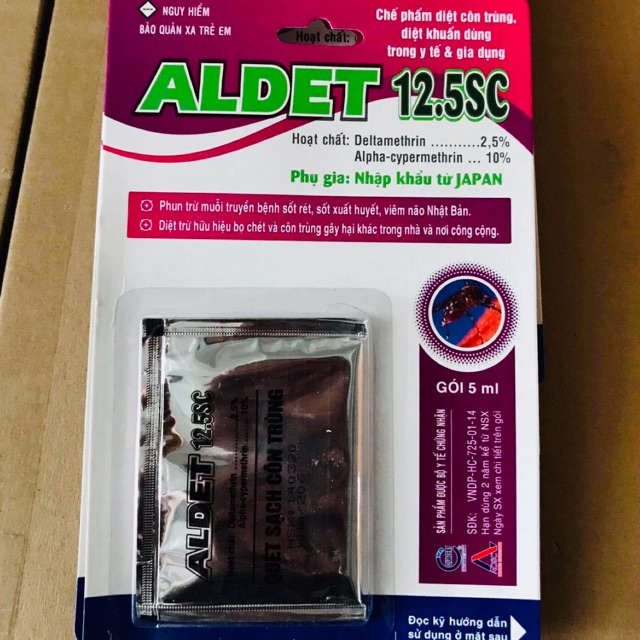 Chế phẩm diệt muỗi ALDET 12.5SC (5ml) | Shopee Việt Nam