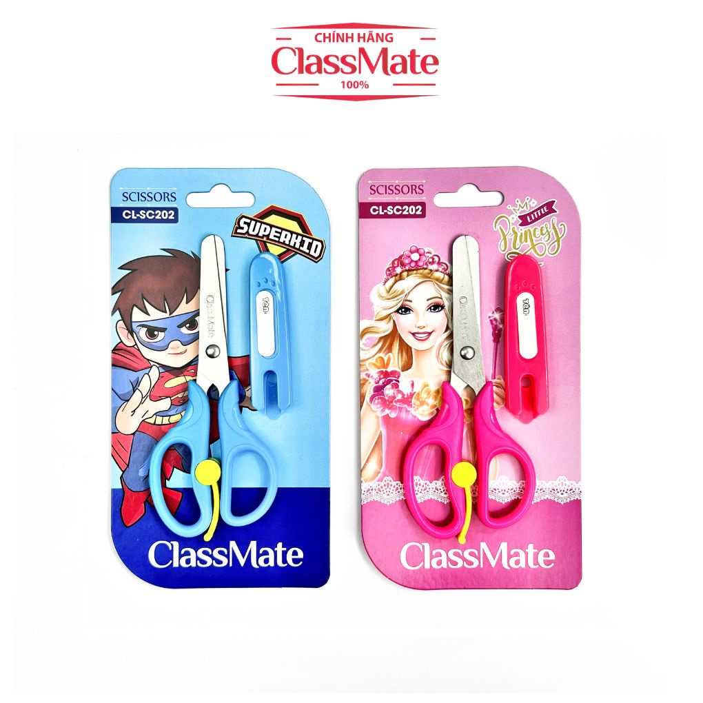 Kéo Học Sinh CLASSMATE Thiết Kế Nhựa Bao Bọc Bên Ngoài Giúp An Toàn Tuyệt Đối Cho Bé, Tiện Dụng ...
