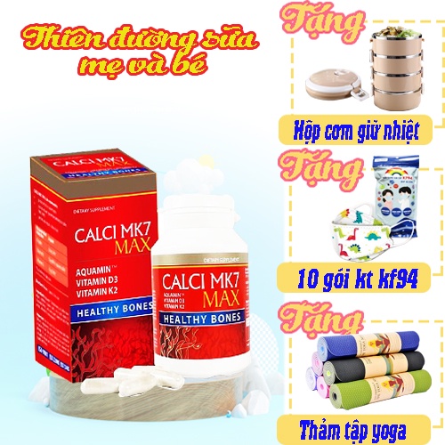 (Tặng quà) calci mk7 max -bổ sung canxi mk7 tăng chiều cao cho tuổi dậy thì, bổ sung canxi cho ...