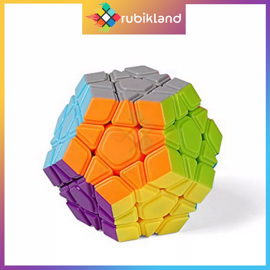 Rubik Half Bright Stickerless 2x2 3x3 4x4 5x5 Pyraminx Megaminx Không ...