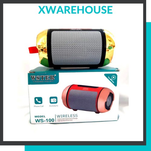Loa bluetooth WSTER WS-100 chính hãng | Shopee Việt Nam