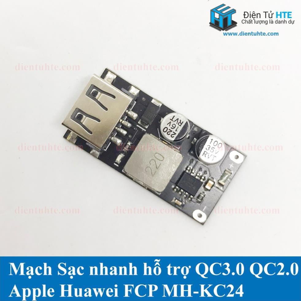 Mạch sạc nhanh USB hỗ trợ Apple Huawei FCP QC 3.0 QC 2.0 MH-KC24 | Shopee Việt Nam